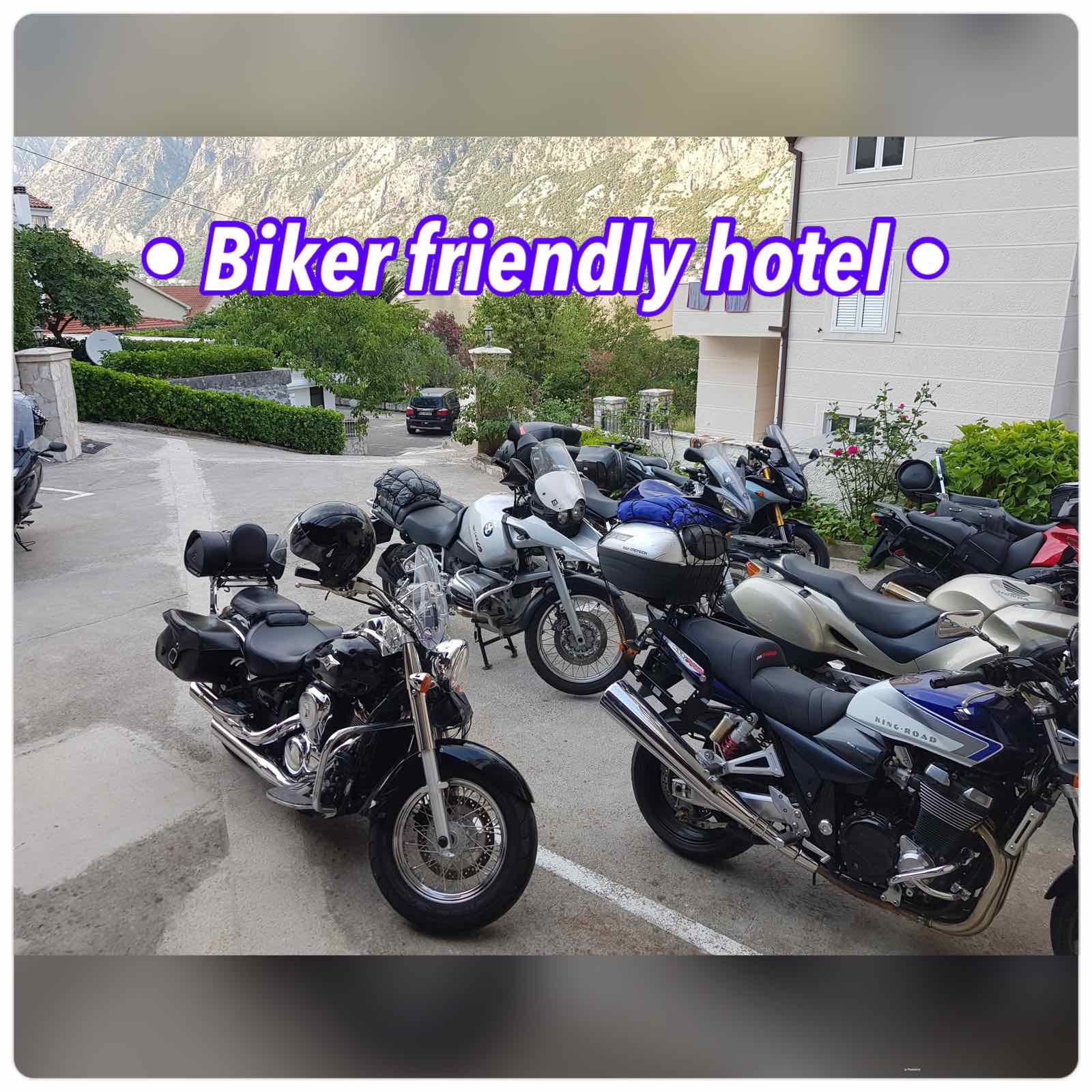 Biker friendly hotel | Hotel Galia, Kotor